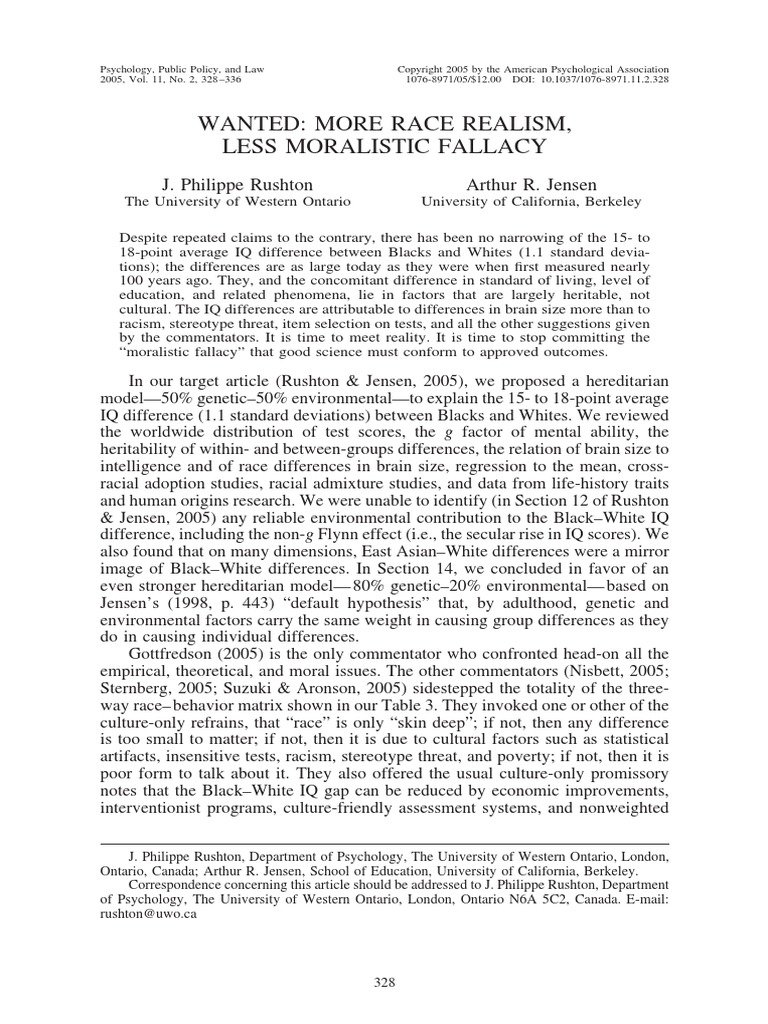 Wanted More Race Realism b1bd | PDF | Intelligence Quotient | Race ...