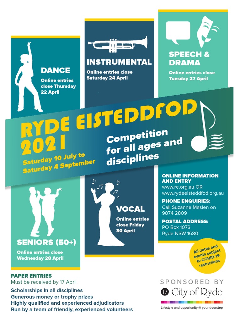 2021 Ryde Eisteddfod - Flyer 1up | PDF