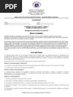 Module Culminating Activity Grade 12 Humss | PDF