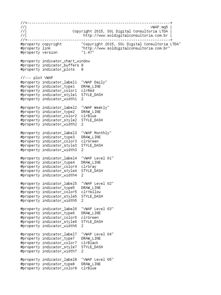Vwap Indicator | PDF | Programming Paradigms | Software Development