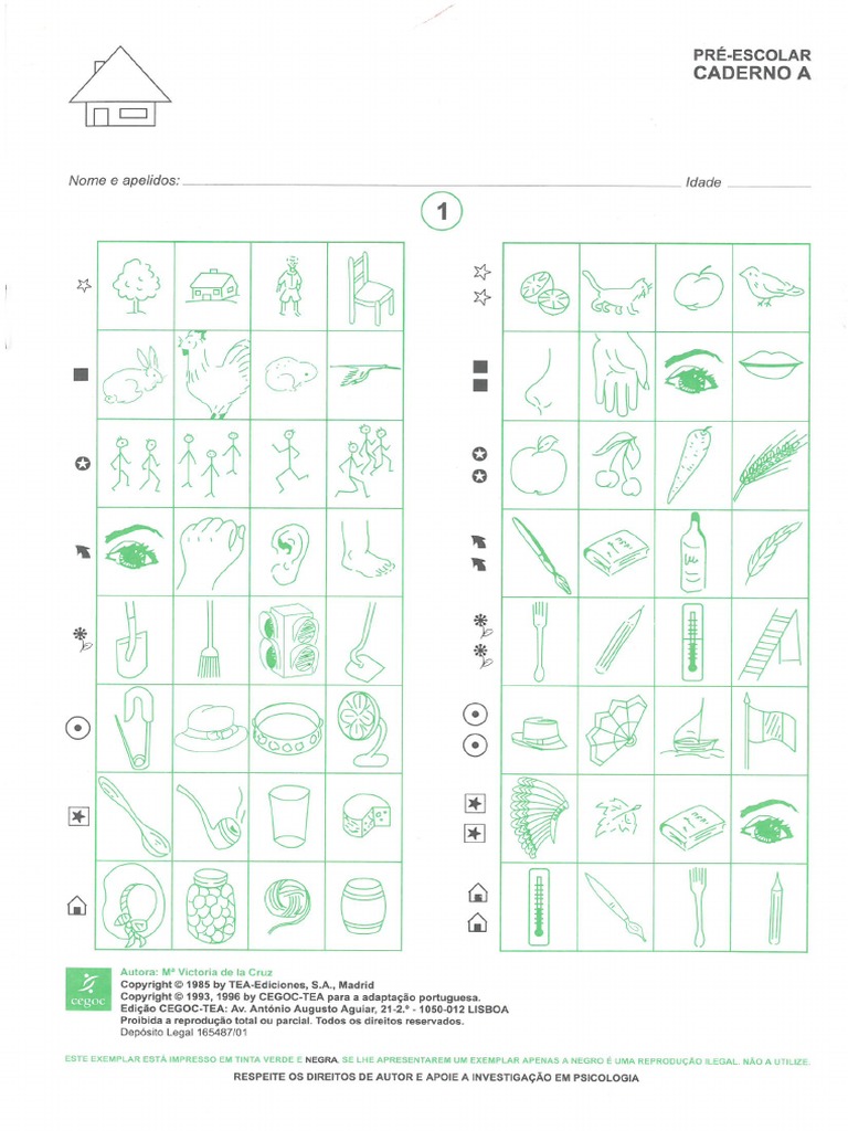 BAPAE Pré-Escolar | PDF