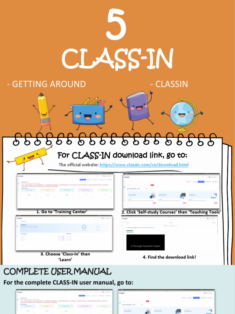 Class-In: - Getting Around - Classin | Download Free PDF | Screenshot ...