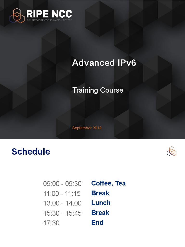 AdvancedIPv6 Slides | PDF | I Pv6 | Computer Architecture