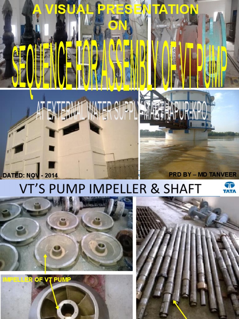 Presentation On Sequence For Assembly of VT Pump | PDF | Pump ...