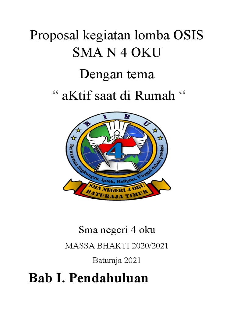 Proposal Kegiatan (Muhammad Iqbal XI IPA 5) | PDF