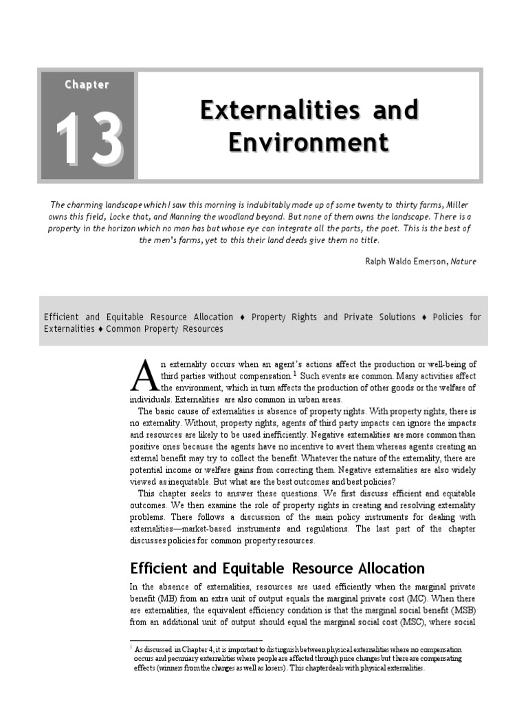 13 201803 Externalities and Environment | PDF | Externality | Carbon Tax