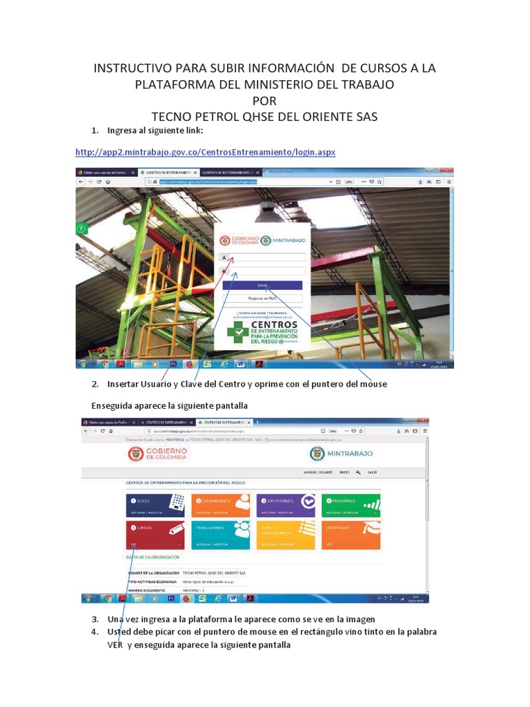 Manual para Subir Informacion minitrabajoGH | PDF | Informática | Software
