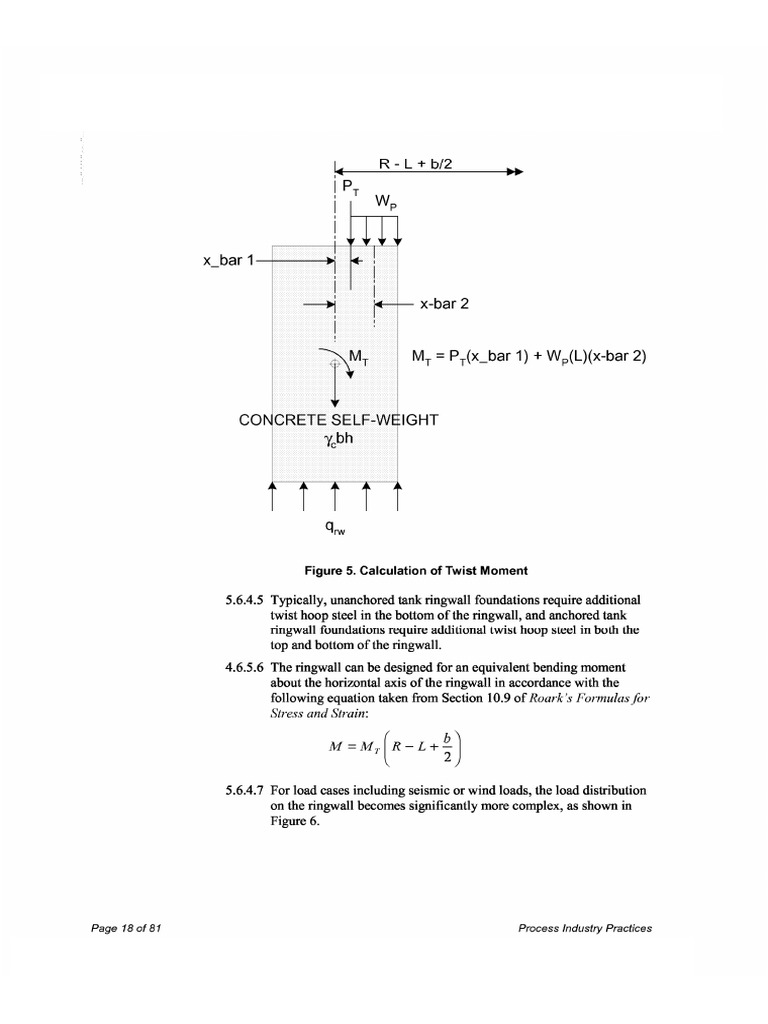 PIP Tank Foundation Design Guidelines | PDF