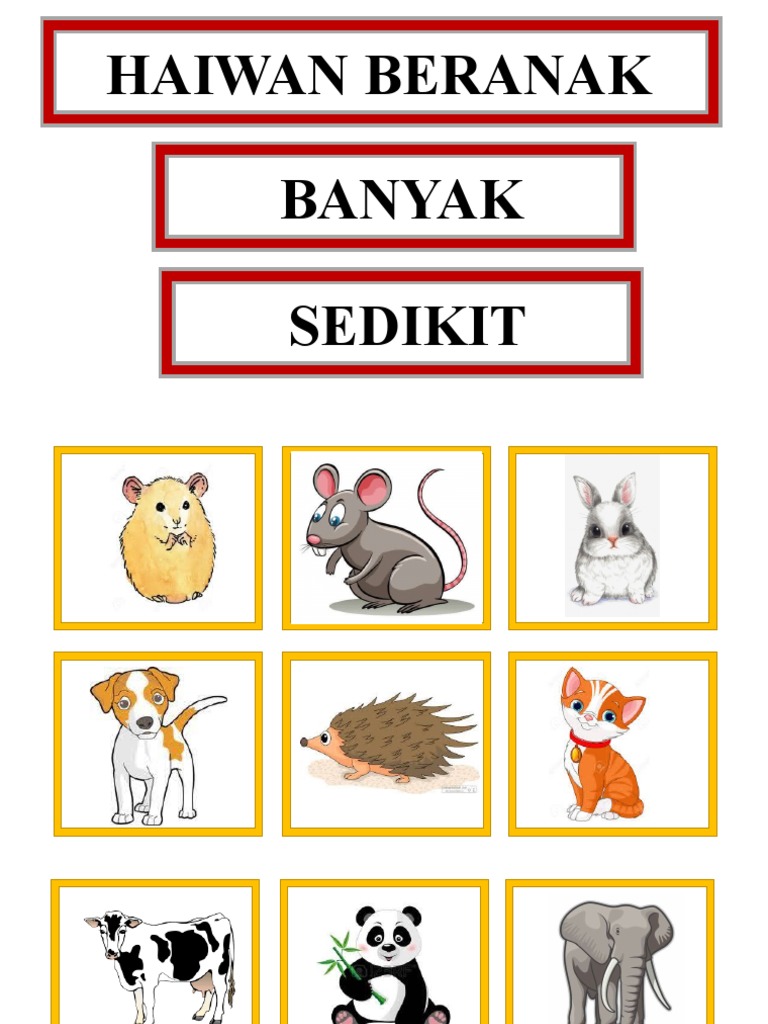 Haiwan Beranak Sedikit, Banyak | PDF