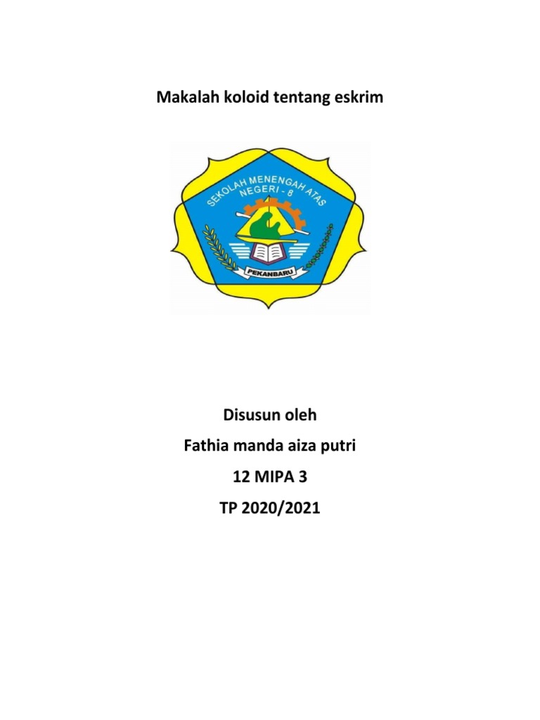 Es Krim sebagai Koloid Emulsi Cair | PDF