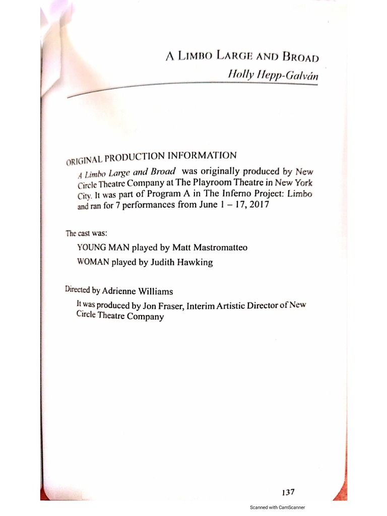 A Limbo Large and Broad Script | PDF