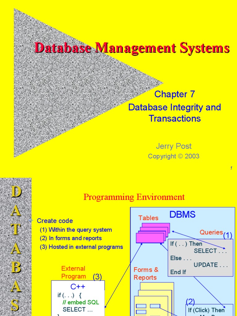Database Management Systems | PDF | Database Transaction | Data