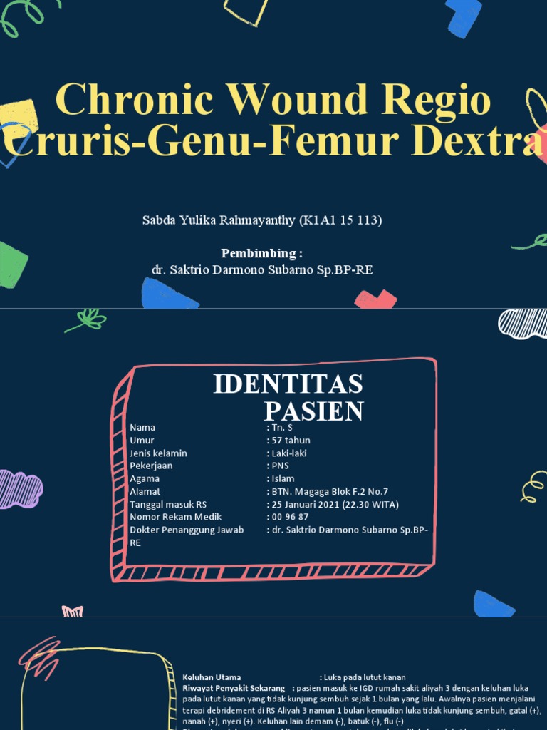 Chronic Wound Regio Cruris Genu Femur Dextra | PDF