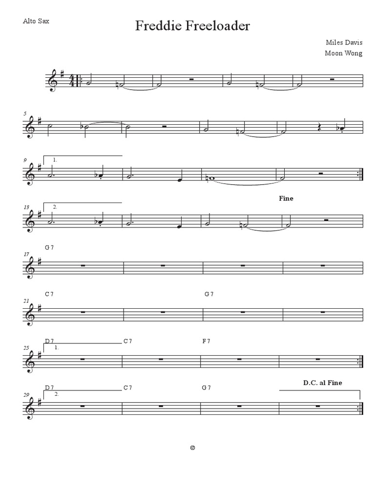 Freddie Freeloader | PDF