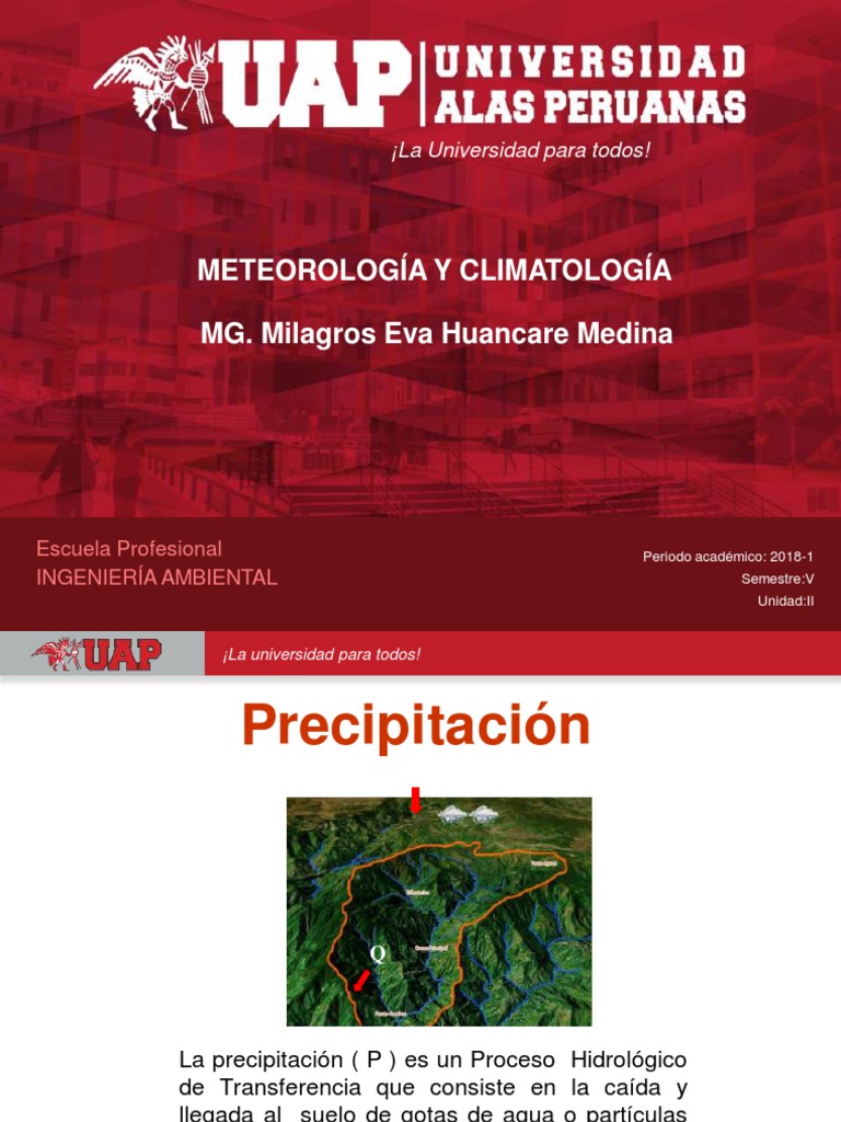 Semana 05 Precipitacion | PDF | Precipitación | Geografía Física