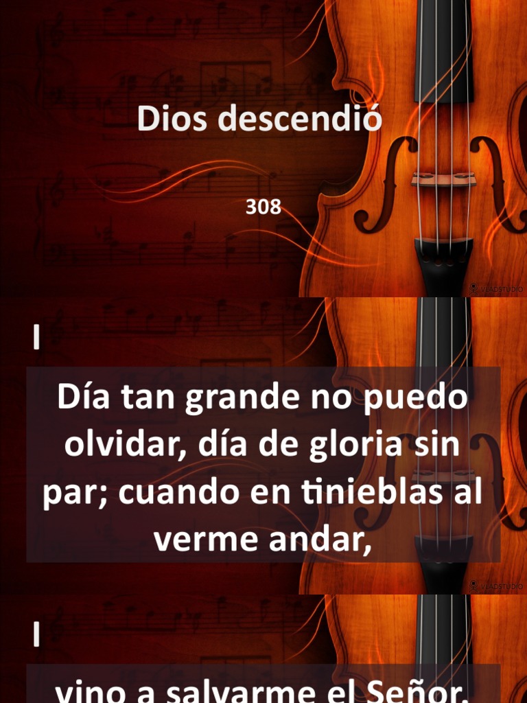 308 - Dios Descendió | PDF