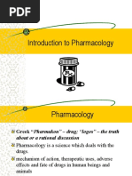 Introduction to Basic Pharmacology | PDF | Pharmacology | Pharmacokinetics