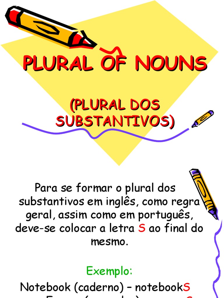 Plural of Nouns | PDF | Plural | Classificação científica