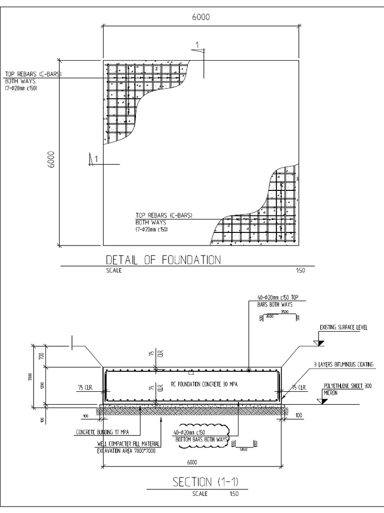 Co2 Foundation Shop Drawing | PDF