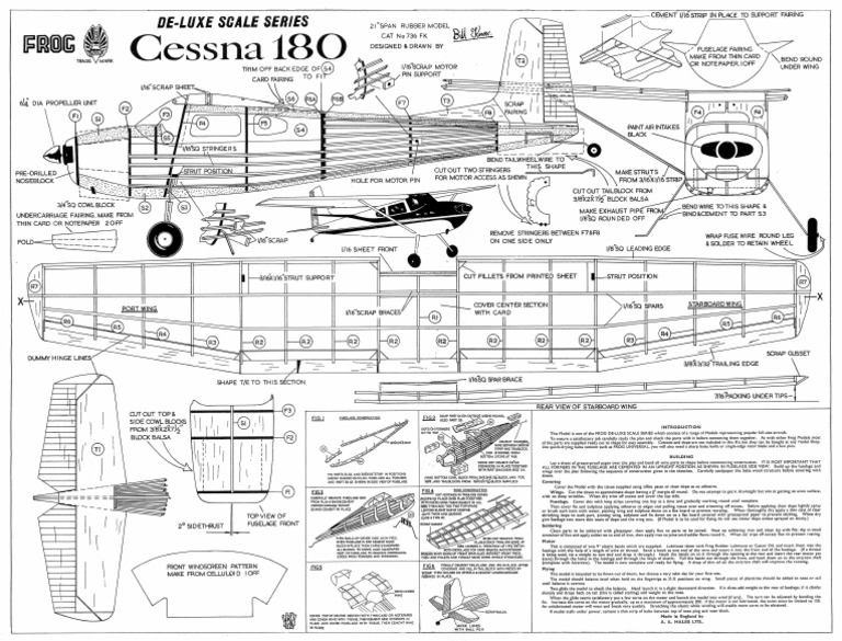 Cessna 180 Plan | PDF