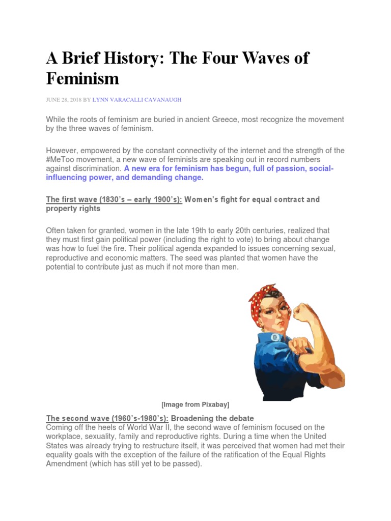 A-Brief-History The Four Waves of Feminism | PDF | Feminism | Gender ...