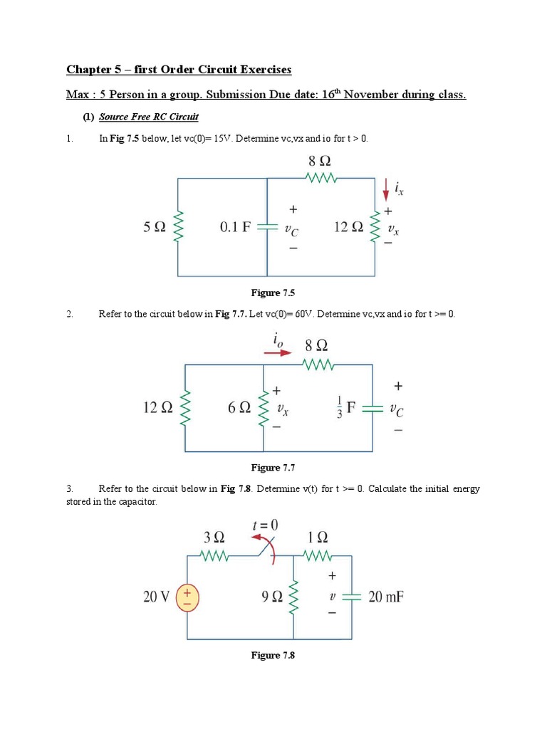 Max: 5 Person in A Group. Submission Due Date: 16 November During Class ...
