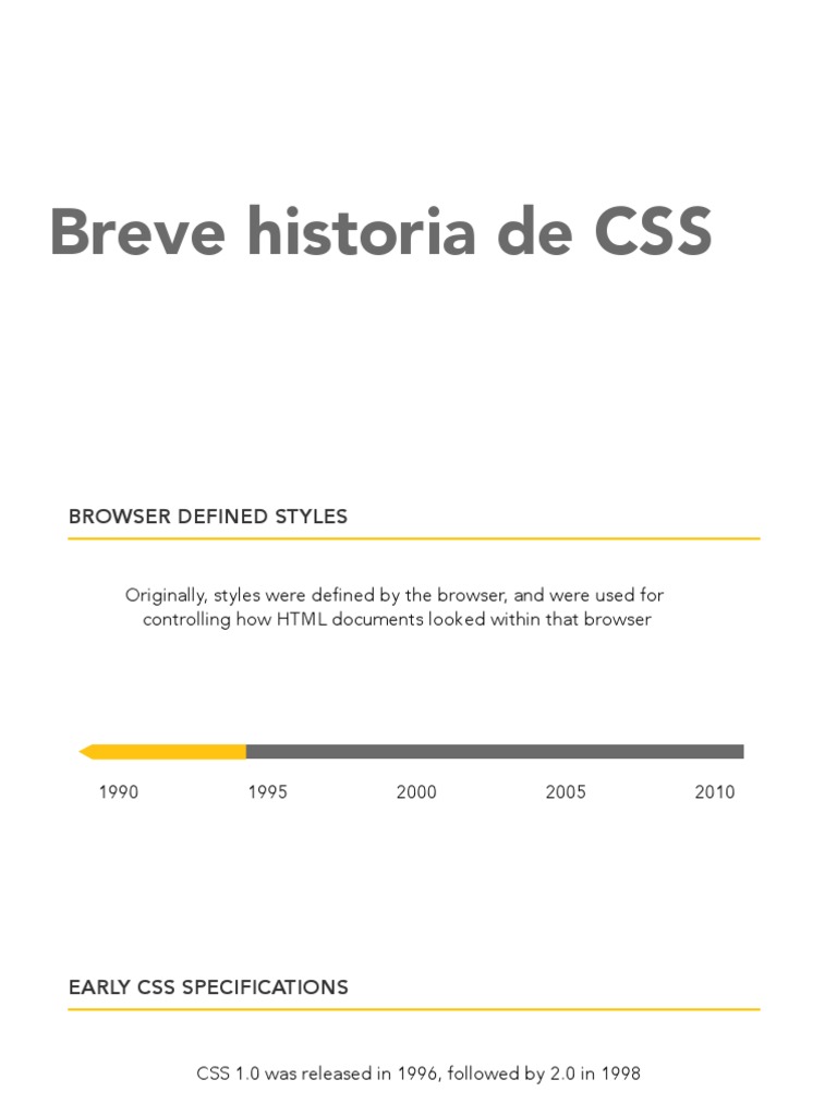Breve Historia de CSS | PDF | Computers