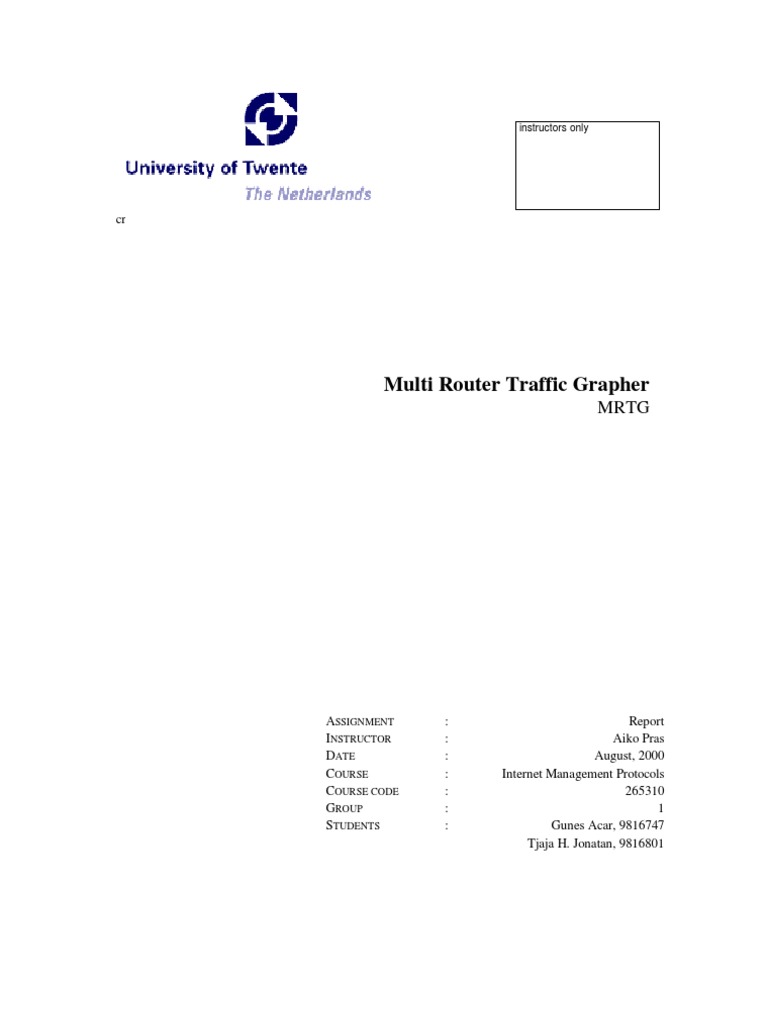 Multi Router Traffic Grapher (MRTG) | PDF | Computer Network | World ...