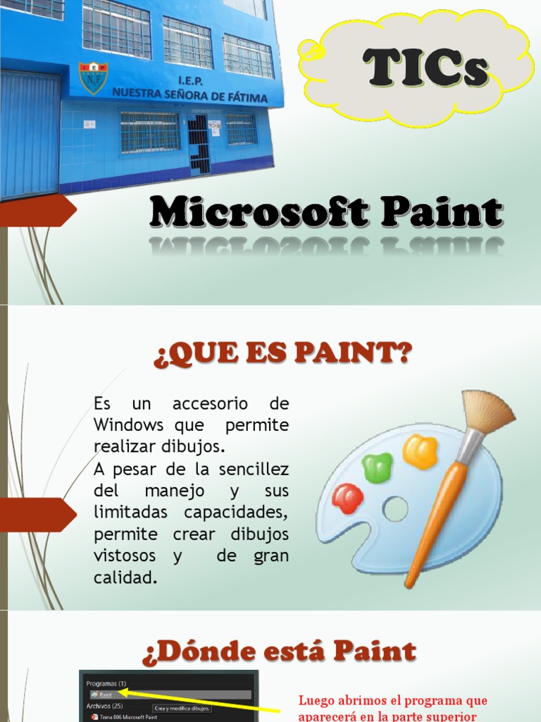 Introducción a Microsoft Paint | PDF | Informática
