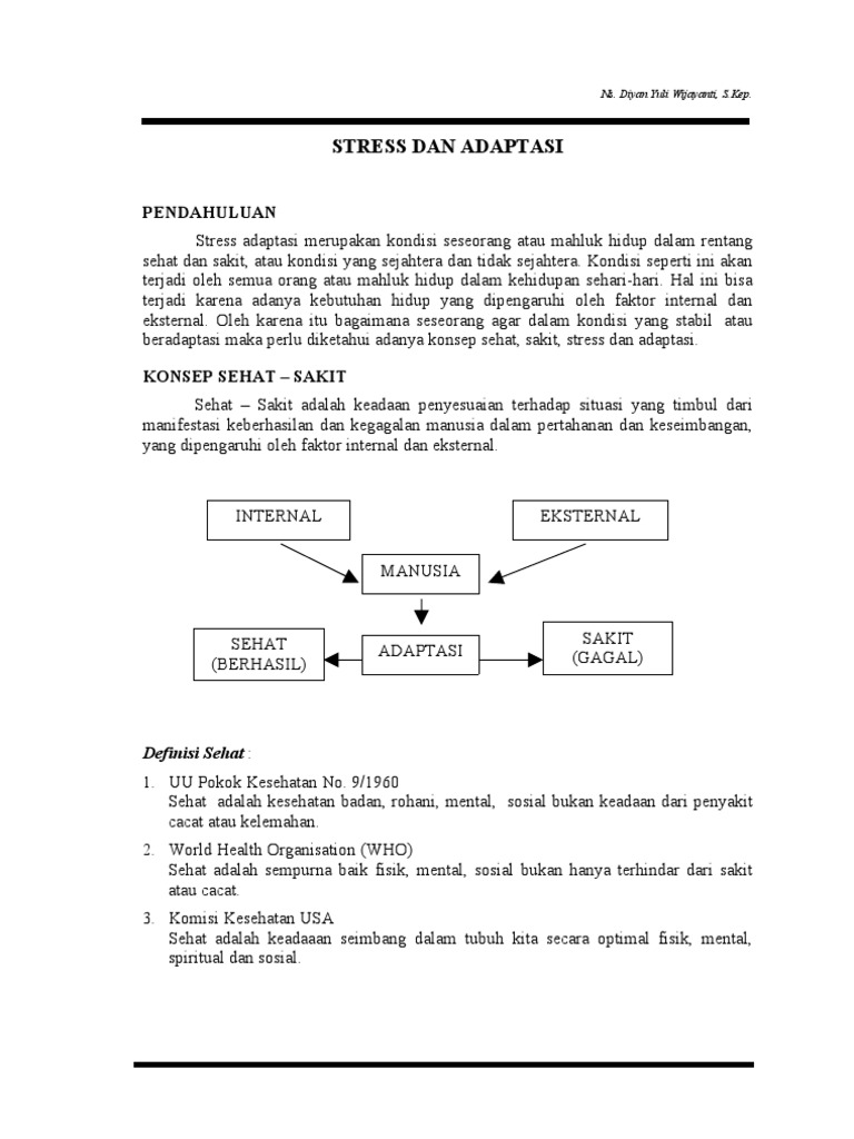 Stres Adaptasi | PDF