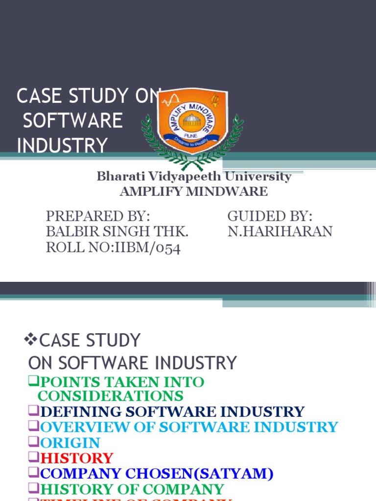 Software Industry Case Study: Insights | PDF | Software | Economies