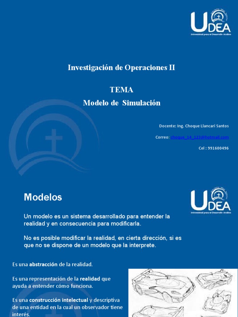 Clase 10 Modelado y Simulacion | PDF | Simulación | Ciencia de sistemas