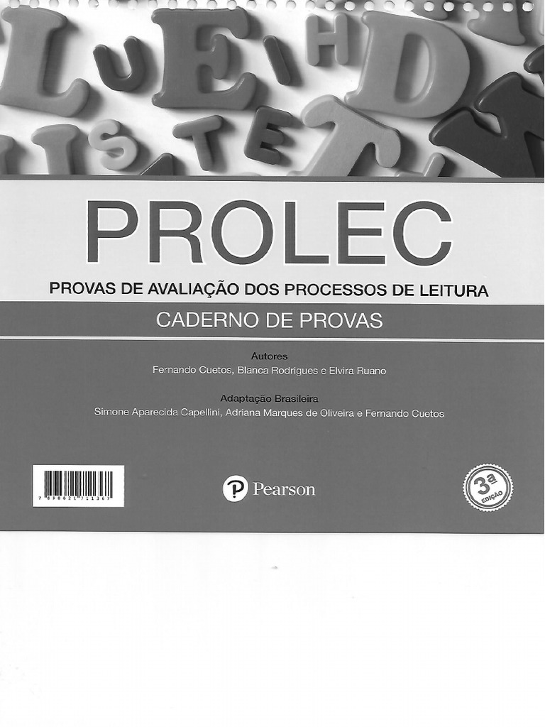 PROLEC - Caderno de Provas | PDF