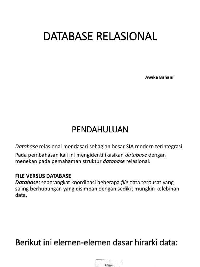 Database Relasional | PDF