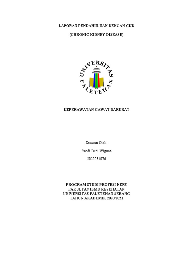 LP CKD Ruang Icu | PDF