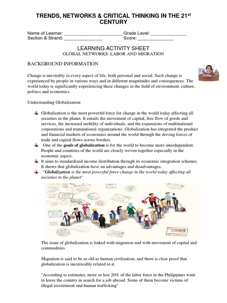 Trends, Networks & Critical Thinking in The 21 Century: Learning ...