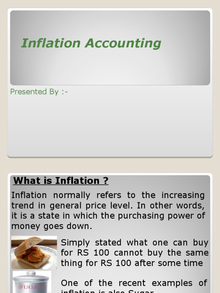 Inflation Accounting Methods Explained | PDF | Historical Cost ...