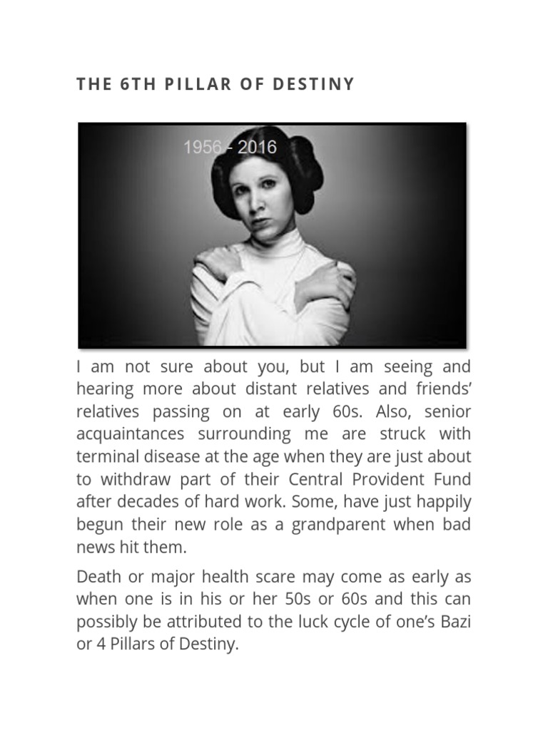 03 Article QMDJ THE 6TH PILLAR OF DESTINY | PDF