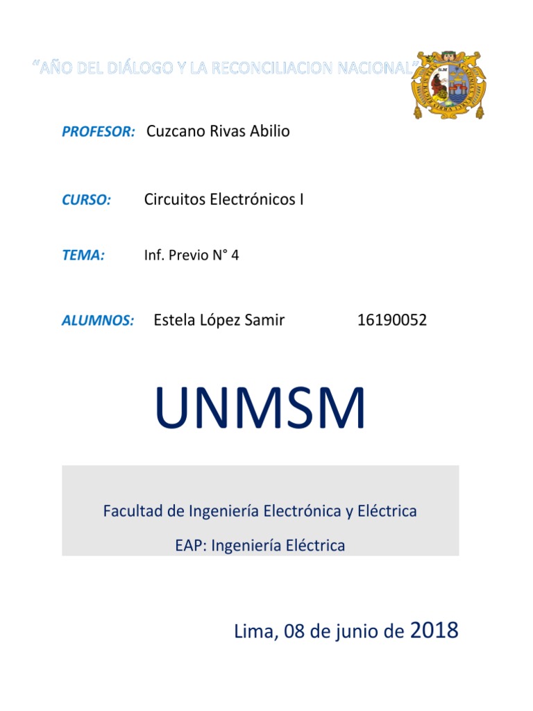 Informe Final 4 de Circuitos Electronicos 1 | PDF | Rectificador | Diodo