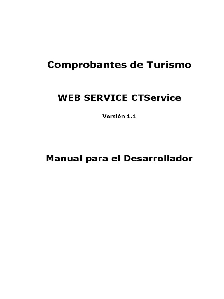 Manual Desarrollador WSCT v11 | PDF | Autenticación | Red mundial