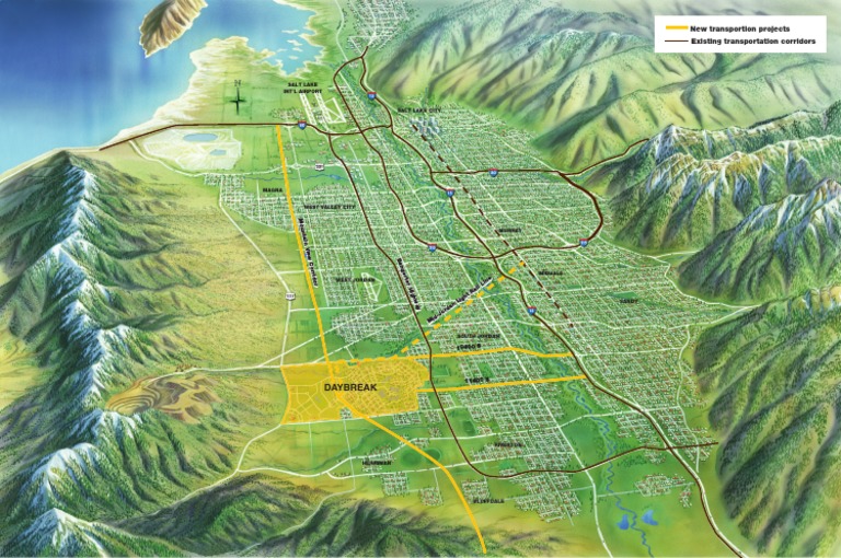 Daybreak Regional Context Map | PDF | Sports