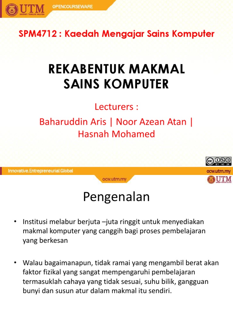 06-Reka Bentuk Makmal Sains Komputer | PDF