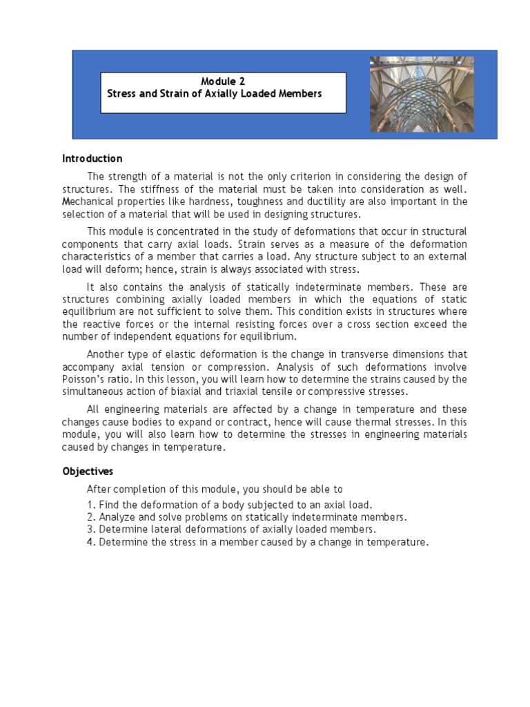 Understanding the Mechanical Behavior of Structural Materials Under ...