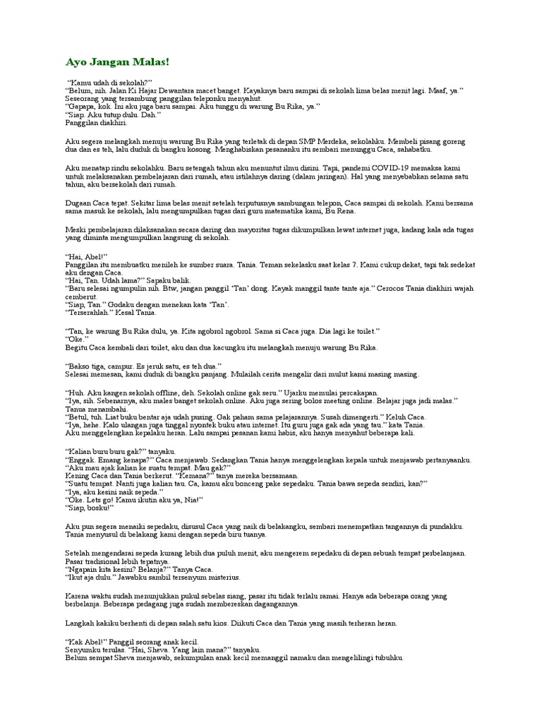 Cerpen Panjang | PDF