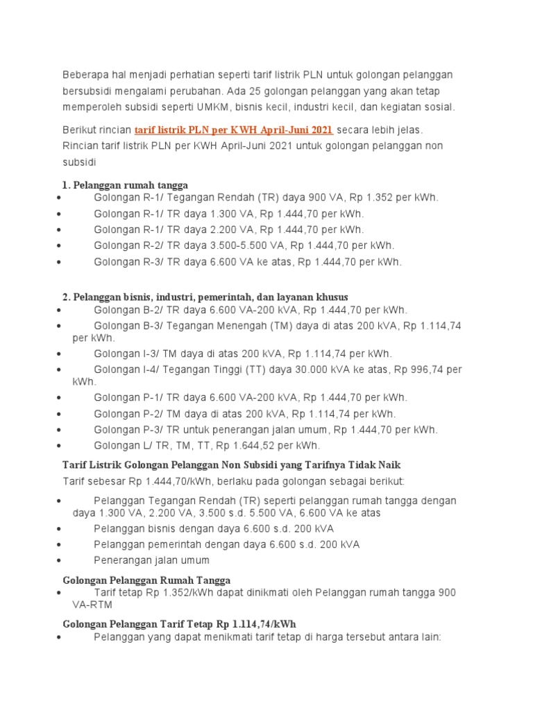Rumus Menghitung KWH Pemakaian Listrik PDF, 46% OFF