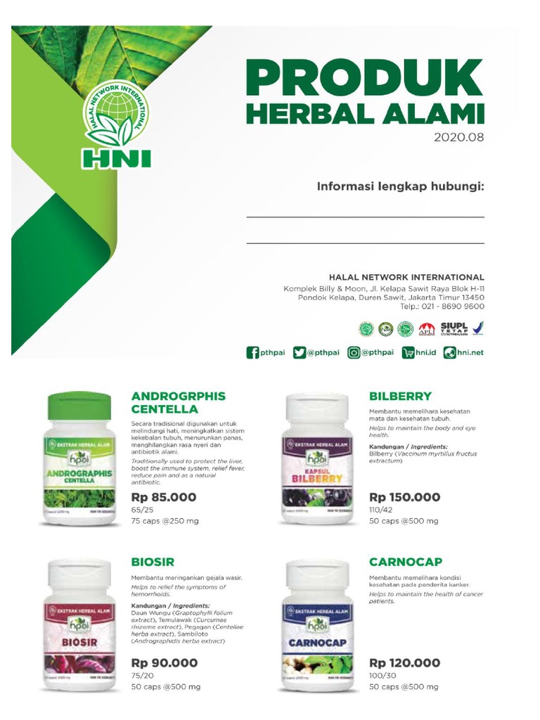 Brosur Produk HNI Terbaru | PDF
