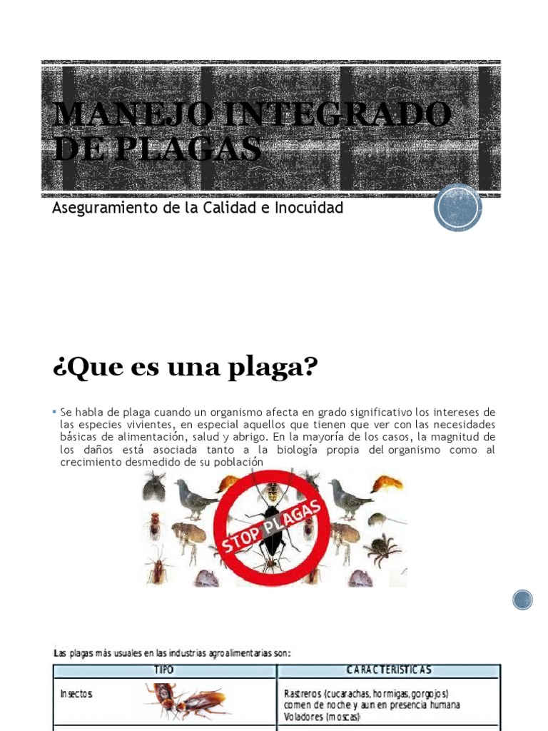 Manejo Integrado de Plagas | PDF | Plaga (organismo) | Residuos