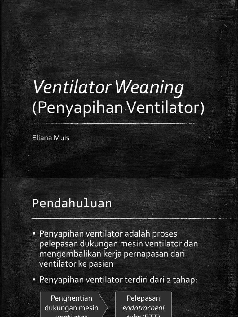 Ventilator Weaning | PDF