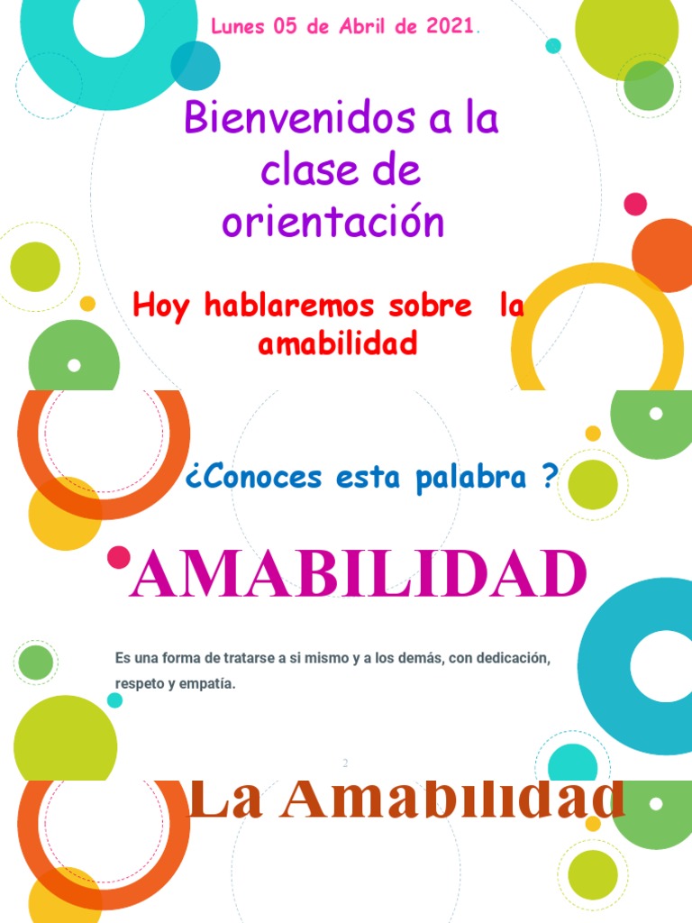 La importancia de la amabilidad en niños | PDF
