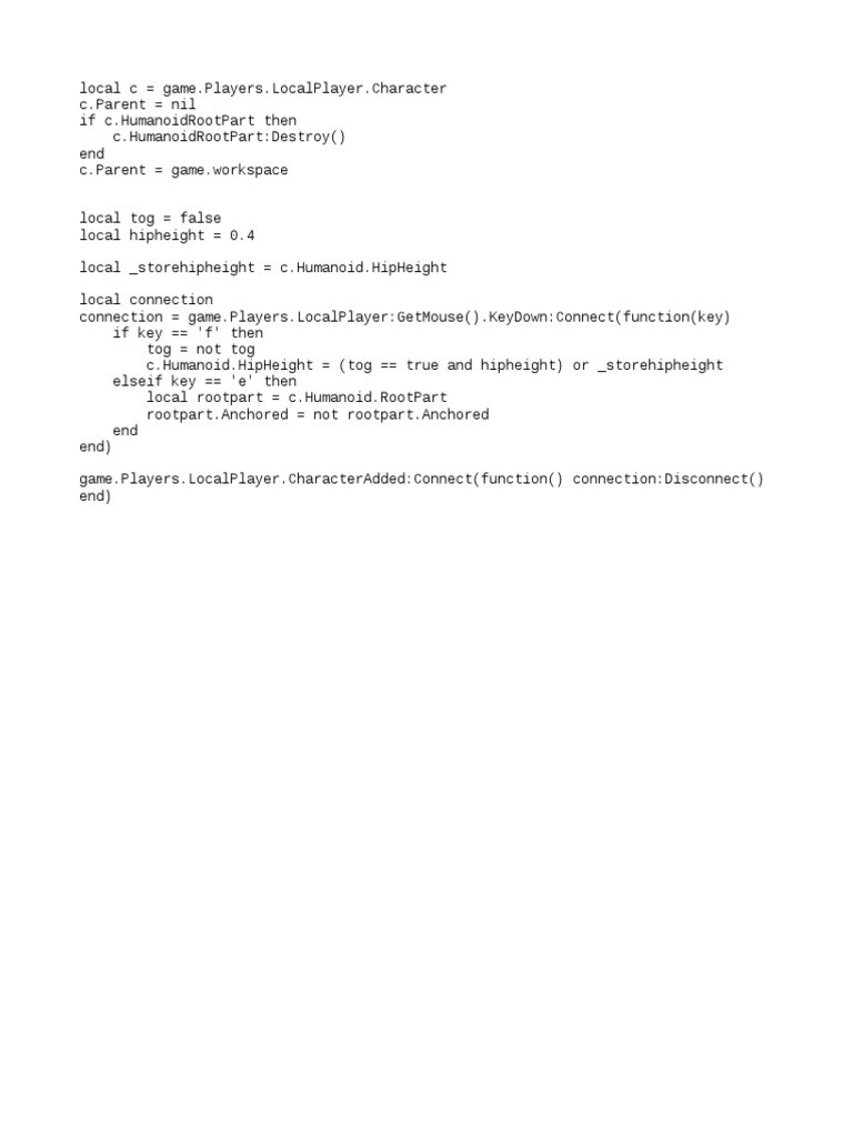 (Fe) Roblox Custom Sit Script (r15) | PDF